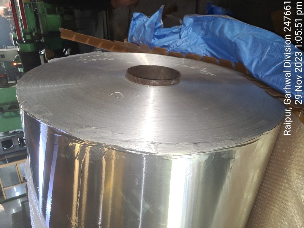 Accidental damaged Aluminum Bare Foil - 10821 Kgs