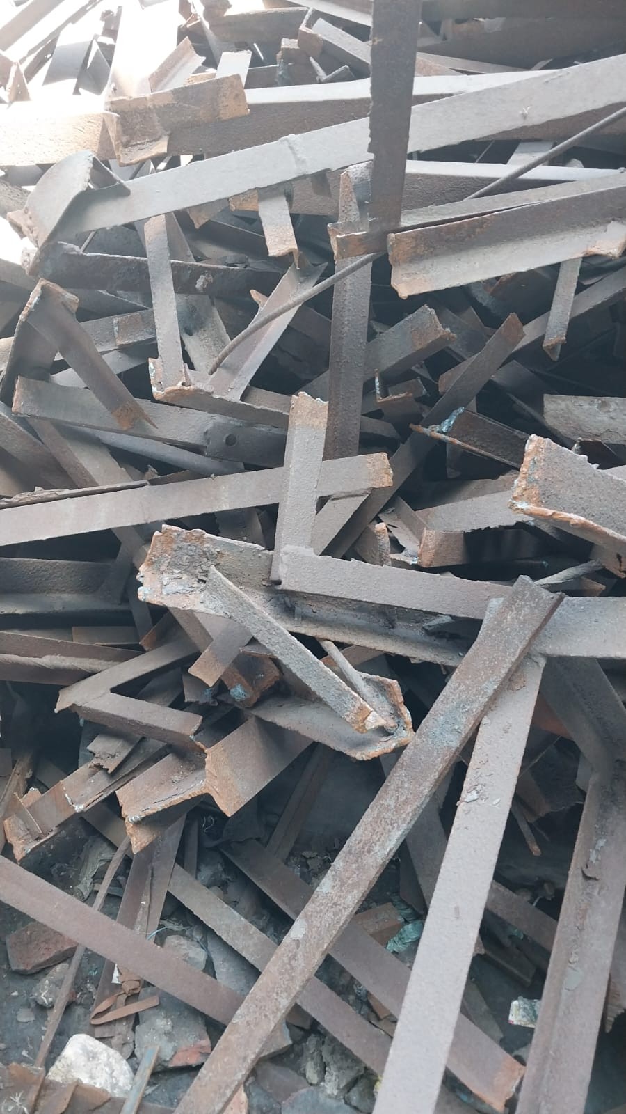 Scrap of IRON Angles, Channel , Round & Square pipes -20 MT AT Khanna ...