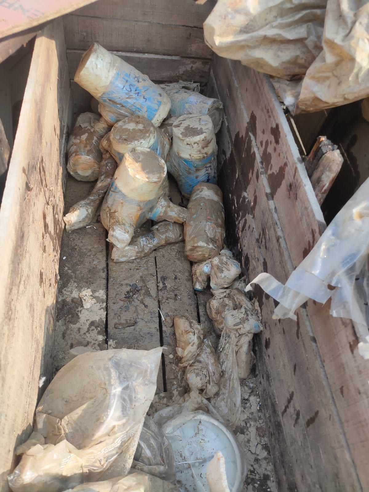 Water Damaged Water Pump Components - 76 Nos